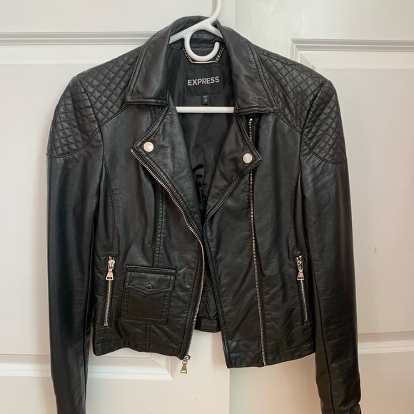 Express | Jackets & Coats | Express Leather Jacket | Poshmark